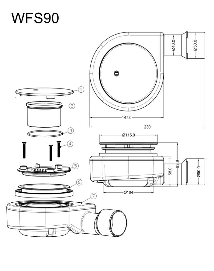 Wunderschne Siphon Dusche Aufbau Bild